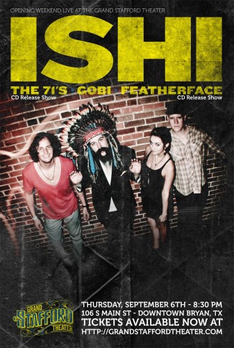 Opening Show ISHI & Fall Line-up Announced – Grand Stafford Theater